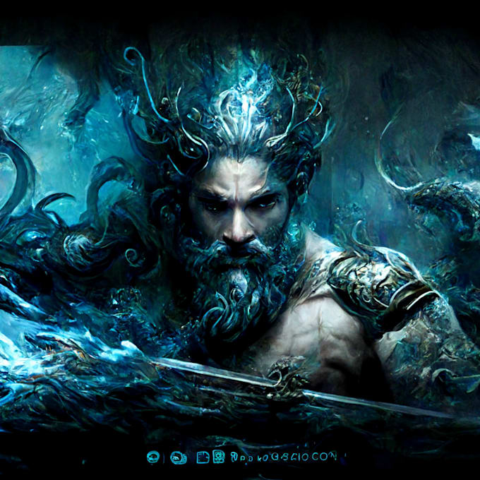 Turn mythology and legends into artworks by Poseidons_art | Fiverr