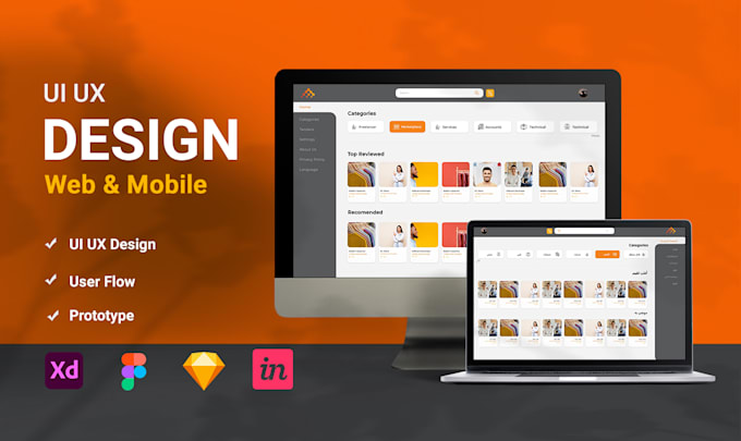 Design a creative ux ui for your website or mobile app by Faizankhan694 | Fiverr