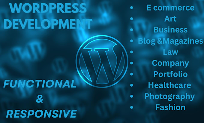 Design a wordpress website seo friendly and responsive by Xmaartoooo | Fiverr