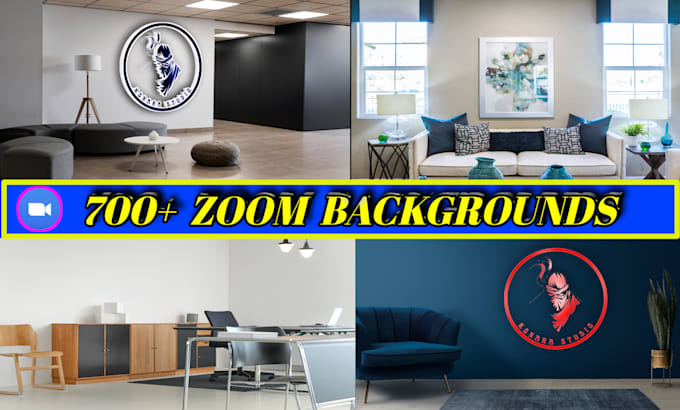 Design custom virtual background zoom and google meet by Konarastudio ...