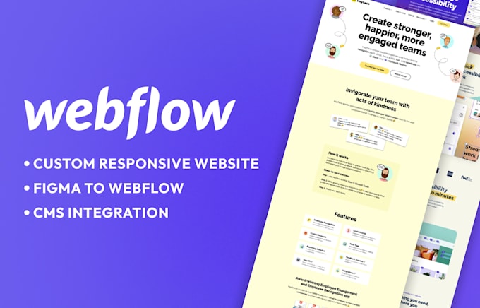 Design and develop responsive webflow website, convert figma to webflow ... Design and develop responsive webflow website, convert figma to webflow ...