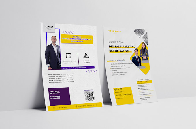 Design awesome any flyer, brochure, booklet in 24 hours by Endriq | Fiverr