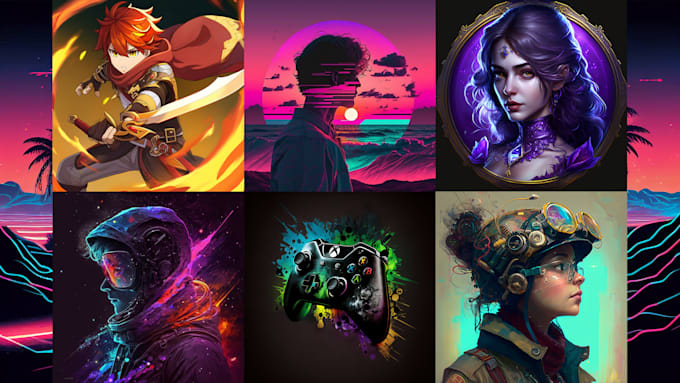 Create an animated profile picture for you using midjourney by ...