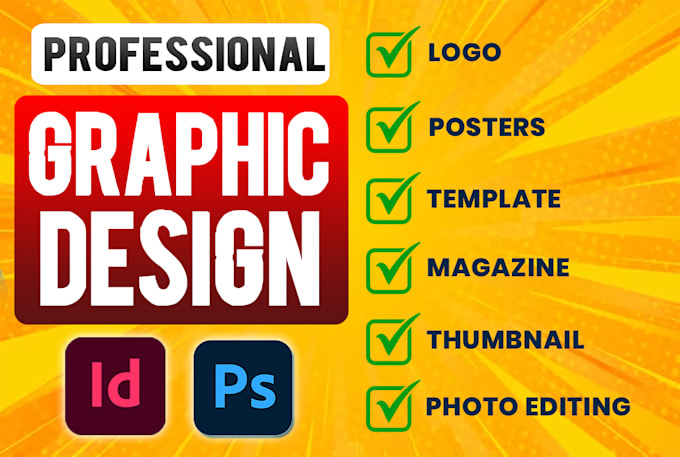 Create any kind of graphic design like logo, posters by Gowdham_ | Fiverr