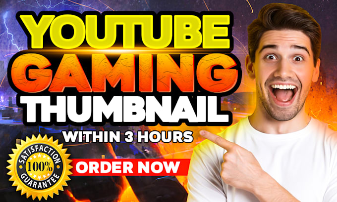 Design clickbait, eye catchy gaming thumbnail for you by Alphadesignfarm | Fiverr