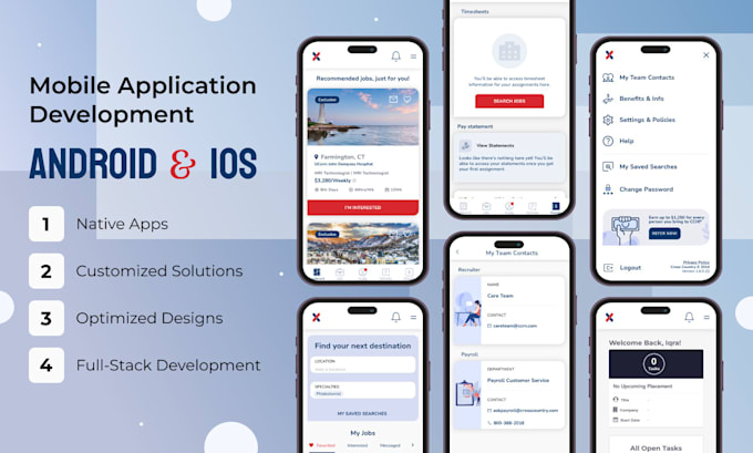 Do mobile app development for android and ios fast reliable and ...
