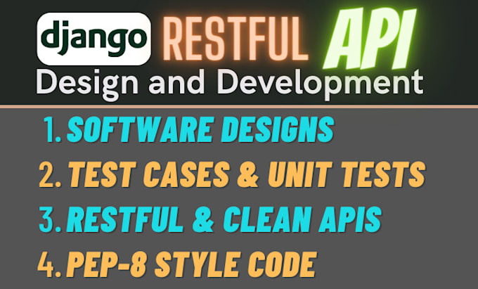 Develop restful apis in python using django by Khubaibkhawar | Fiverr