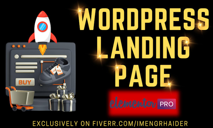 Make stunning landing page elementor by Imengrhaider | Fiverr