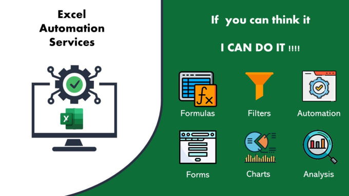 Automate your excel spreadsheet by Perciescobar | Fiverr Automate your excel spreadsheet by Perciescobar | Fiverr