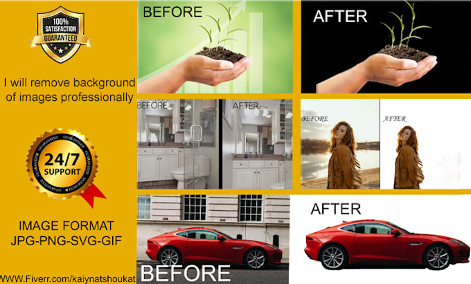 Cut out images remove background using photoshop by Kaiynatshoukat | Fiverr