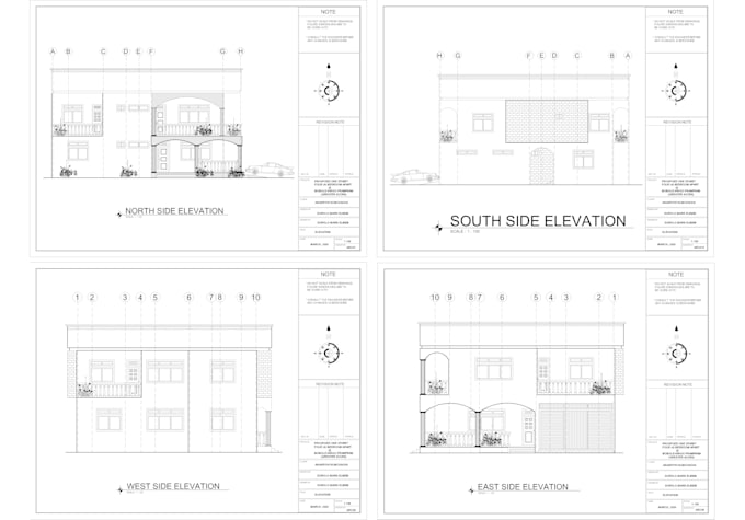 Design comprehensive architectural drawings using autocad by Tycoon332 ...