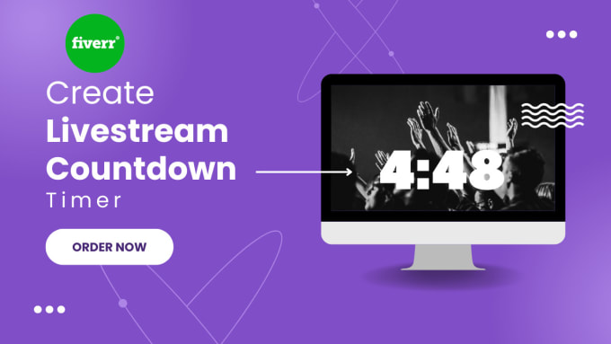 Make a church countdown timer video for streaming by Iseyemi_ife | Fiverr