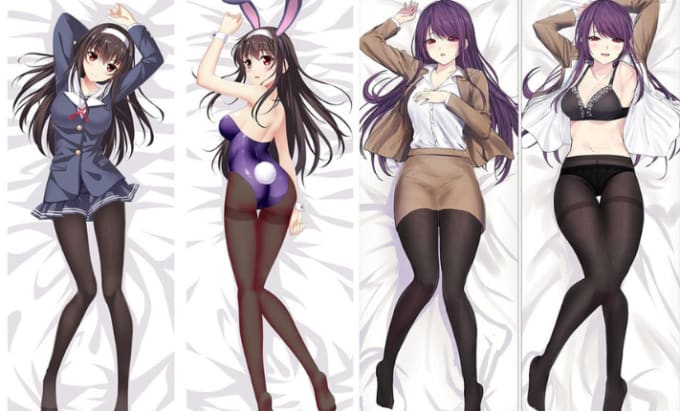 Draw Anime Style Fanart Dakimakura Sfw Nsfw Oc Character Design By