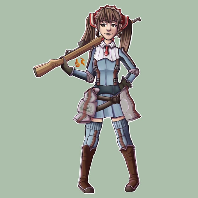 Create fully rendered artwork of your characters in my style by ...