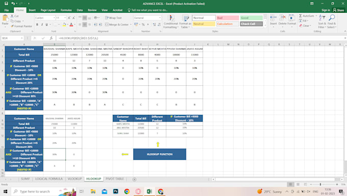 Excel expert advanced, sumif, formula, conditional, vlookup, hlookup, dataclean by Bhumimaniya25 ...