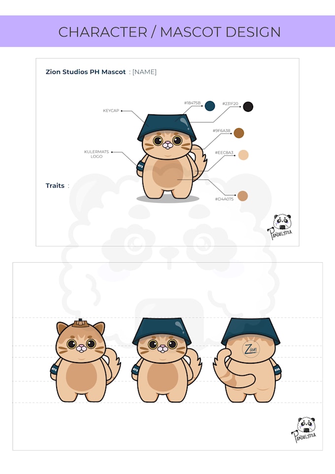 Create mascot design for you by Pandalyssa | Fiverr