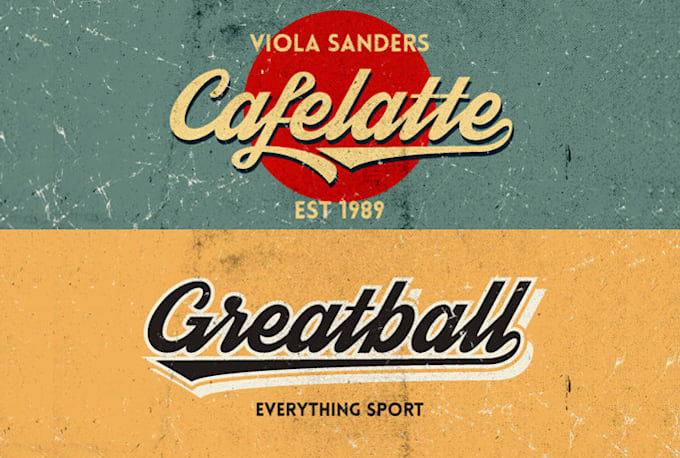 Create simple, nostalgic retro vintage logo by Rankingsites | Fiverr
