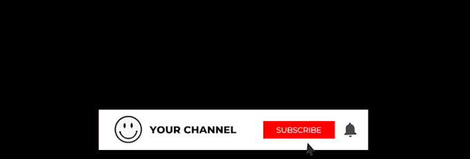Create custom youtube subscribe lower thirds by Shockmouths | Fiverr