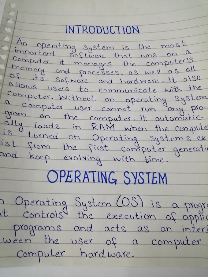 Handwrite notes and letters by Aroojwari | Fiverr