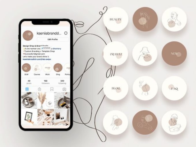 Create customized icons for instagram story highlight cover by ... Create customized icons for instagram story highlight cover by ...