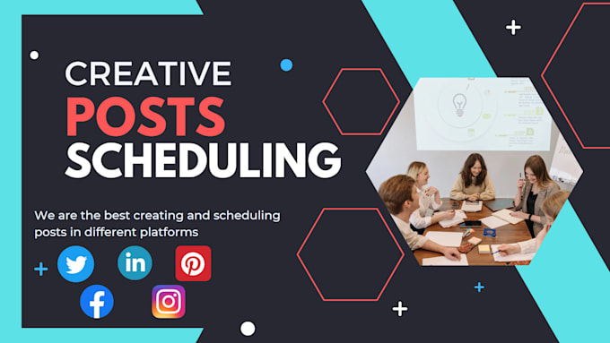 Professionally design and schedule posts in social media by Preetb655 ...