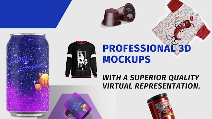 Make professional 3d mockups for your product packaging with a superior ...