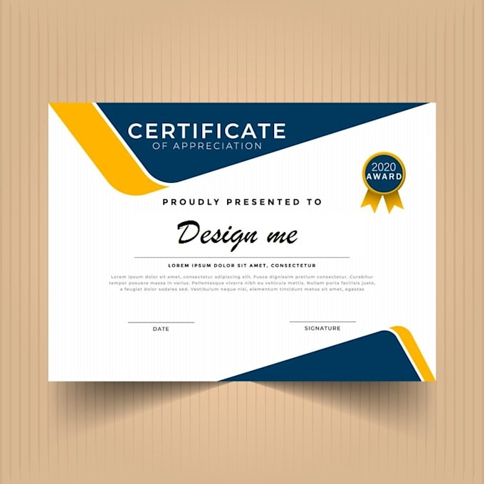 Create a professional diploma, custom certificate designs by ...