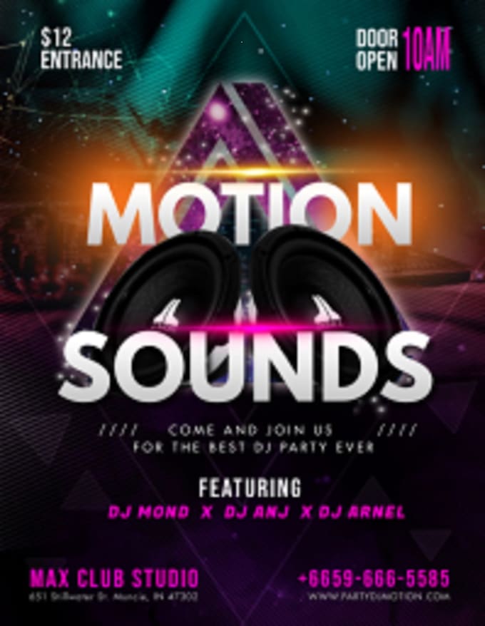 Design and make unique motion flyer for you by Dhruvagarwal17 | Fiverr