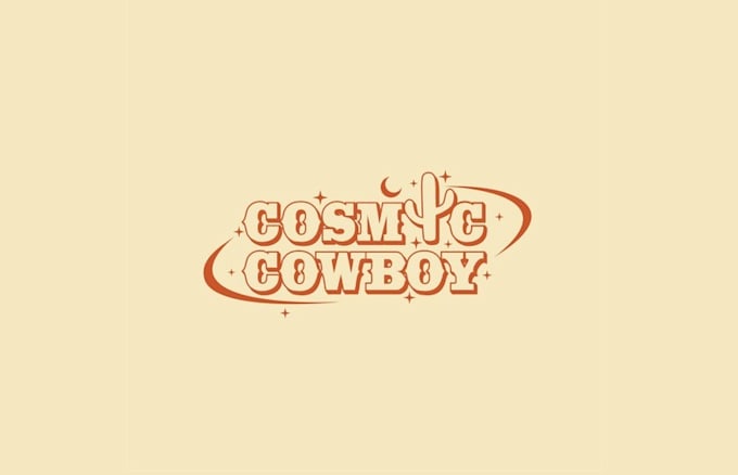 Cosmic cowboy country bar logo out world by Susan_gayle | Fiverr