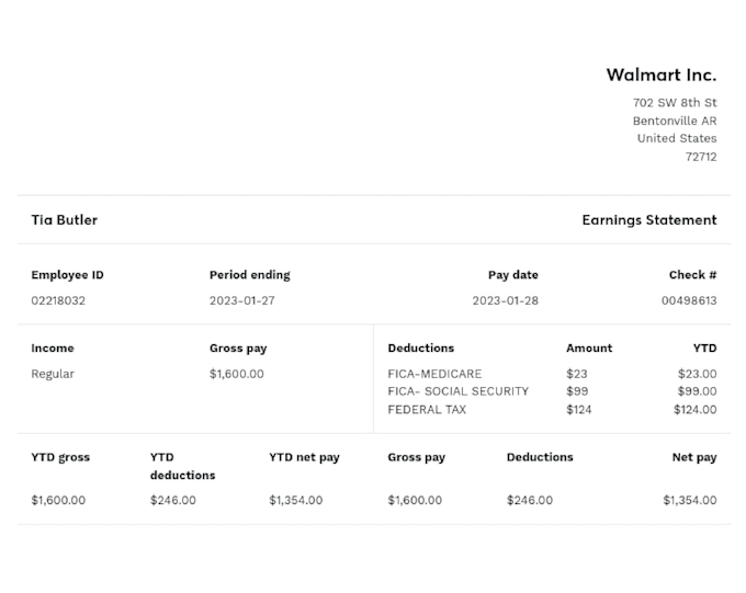 Create check stubs and documents by Latiffannie | Fiverr