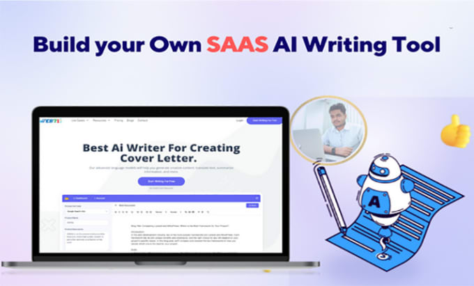Create your own saas ai writing tool with openai api by Mdbadhsa | Fiverr