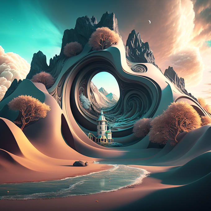 Use midjourney ai to create surreal 3d dream like visuals by Faizan ...