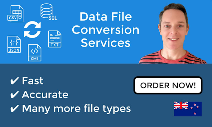 Convert your data files by Twoteesbrett | Fiverr