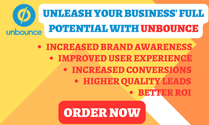 Create a captivating and highly converting unbounce landing page by ...