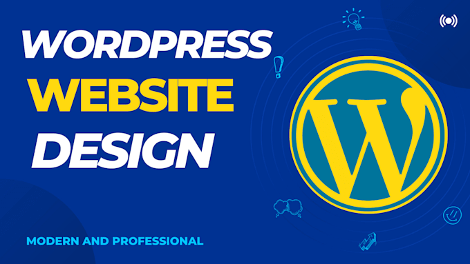 Create responsive wordpress website design or blog by Naveedali0 | Fiverr
