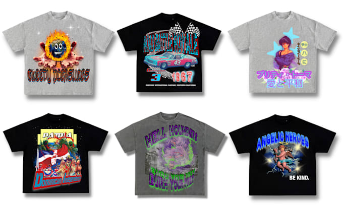 Create Luxury Streetwear Edgy Unique Artsy Tshirt Designs By Stxnlzy