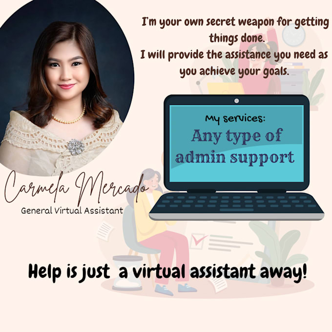 Be your general virtual assistant by Carmelamerca882 | Fiverr