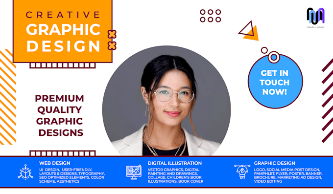 Create clear and creative graphic designs for any media by Mishell ...