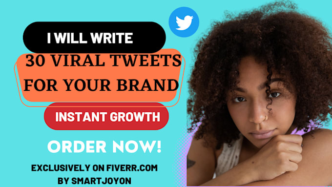 Write 30 viral tweets for your brand by Smartjoyon | Fiverr