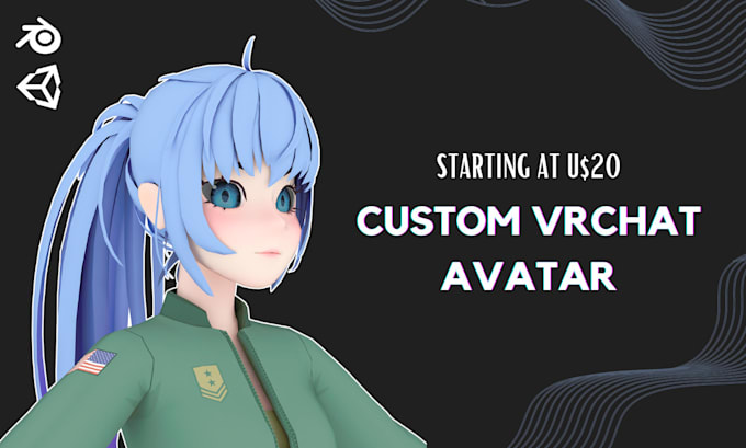 Create a 3d vrchat avatar or vtuber custom character for you by ...