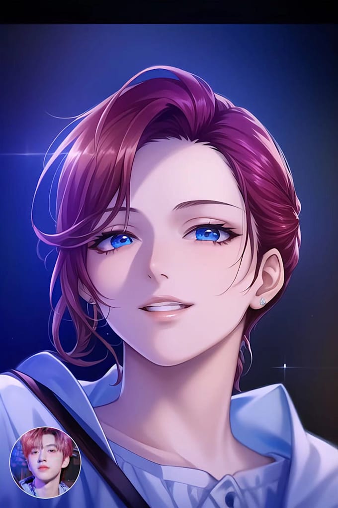 Draw quality anime portrait or avatar for your pfp by Libybaby | Fiverr