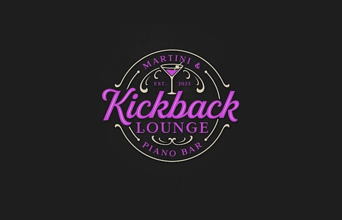 Kickback lounge martini piano bar by Betty_kautz | Fiverr