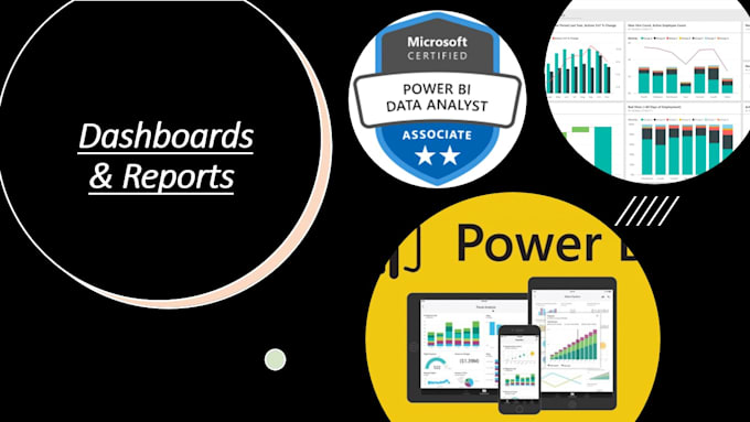 Create microsoft power bi dashboard and report from any data source by ...