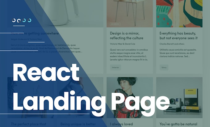 Create psd to react, figma to react and next landing page by Hamim ...