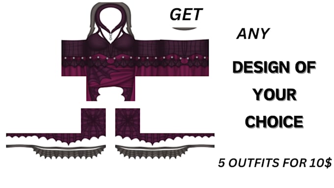 Design stylish custom roblox clothing by Raufahmad238 | Fiverr