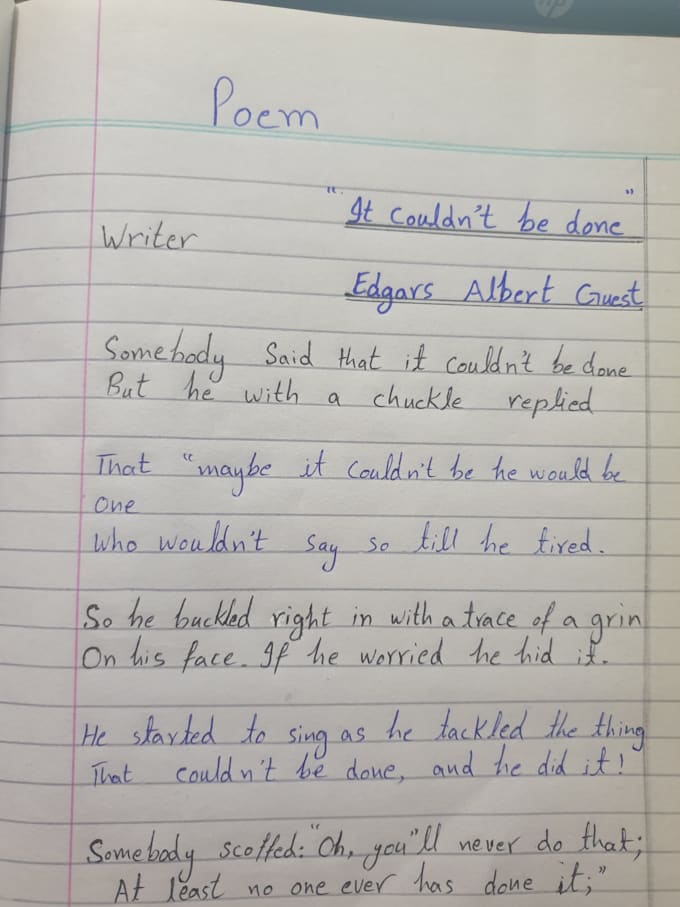 Do handwriting notes and letters with my charming writing by Ayyaz212 ...