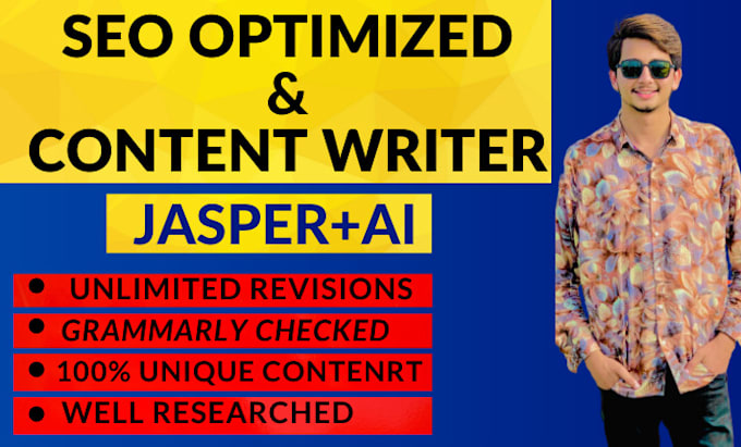 Write seo optimized content with chatgpt, jasper and rytr ai by Atifseo483 | Fiverr