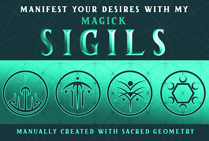Create a custom magick sigil symbol using sacred geometry by Oroboro ...