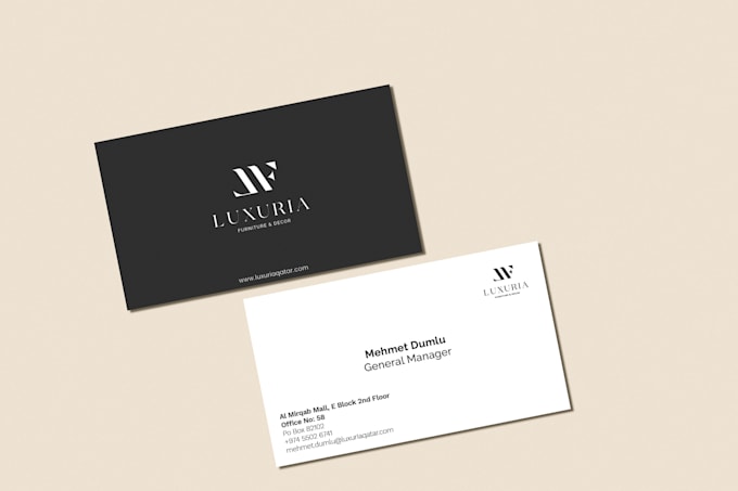 Design your business card by Mehmetdumlu | Fiverr