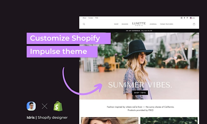 Setup and customize shopify impulse theme by Html_wizard | Fiverr